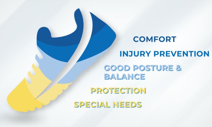 Using the right shoes for your feet improves ankle and foot strength